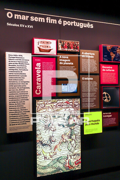 O Mar sem fim é Português - Museu da Língua Portuguesa - instalado no ...