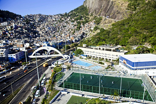 Complexo Esportivo da Rocinha no bairro São Conrado - zona sul da ...