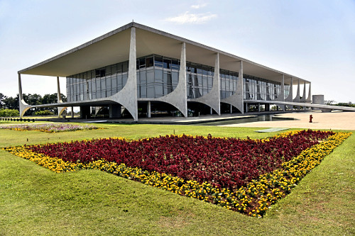 Palácio do Planalto sede do Poder Executivo Federal - projeto de Oscar ...