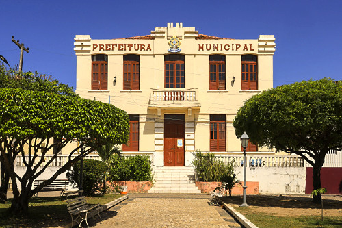 Fachada da Prefeitura Municipal - praça Getúlio Vargas | Pulsar Imagens ...